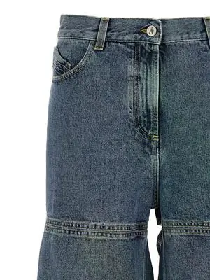 Attico Cut-out Denim Jeans