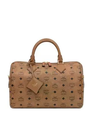 Mcm Ella Boston Bag - Neutrals