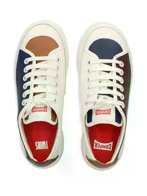 Camper Leather Panelled Lace-up Sneakers - Brown
