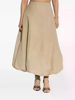 BY MALENE BIRGER Aubrey Balloon-hem Maxi Skirt - Neutrals