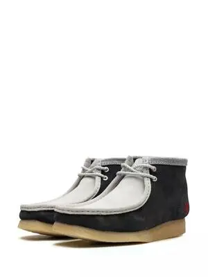 Clarks Wallabee Suede Boots - Blue