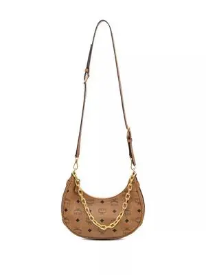 Mcm Aren Shoulder Bag - Brown