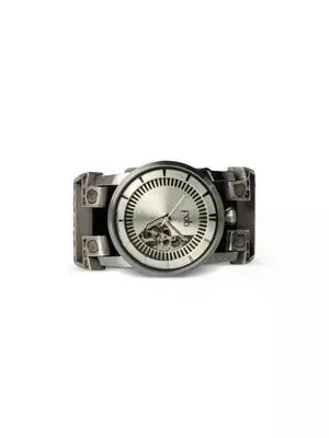 PARTS OF FOUR Oblivion Pavé 44mm Timepiece - Silver