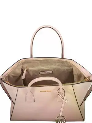 Michael Kors Avril Leather Top-zip Tote Bag - Pink