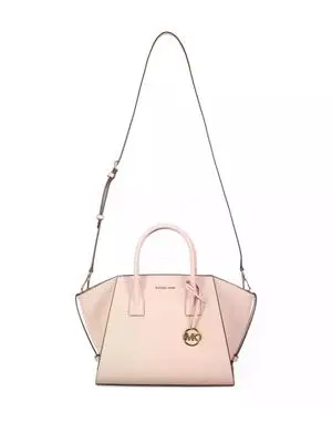 Michael Kors Avril Leather Top-zip Tote Bag - Pink