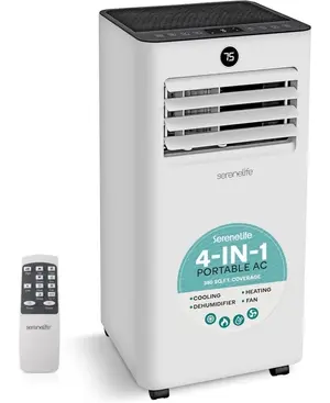 SERENELIFE Portable Air Conditioner & Heater - Grey