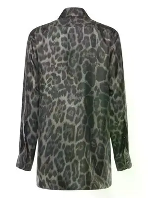 Stella McCartney Leopard-print Silk Shirt