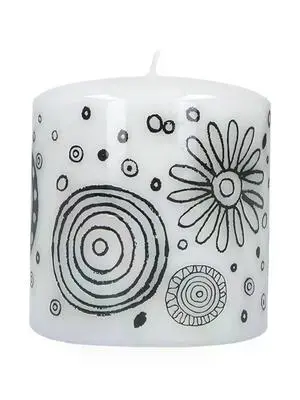 10 CORSO COMO Graphic-print Medium Candle - White
