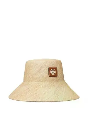 Tory Burch Straw Bucket Hat - Neutrals