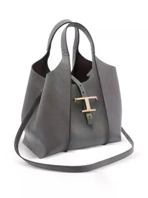 TOD'S T Timeless Small Tote Bag - Grey