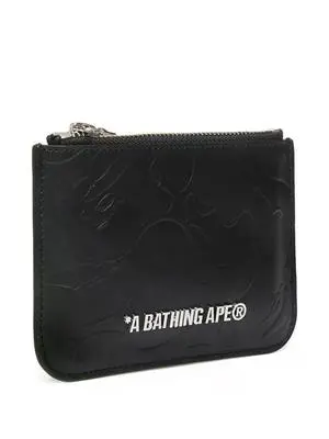 A BATHING APE Solid Camo Leather Wallet