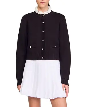 Sandro Lace Up Cardigans For Women