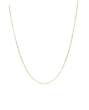 ANA LUISA Solid Paperclip Chain Necklace - Gold