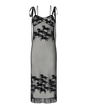 Pinko Printed Midi Dress