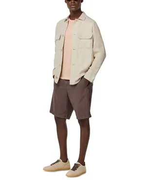 Boggi Milano Bond Linen Shirt Jacket - Beige