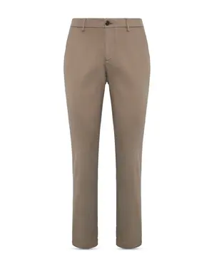 Boggi Milano Stretch Panama Trousers - Taupe