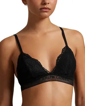 Polo Ralph Lauren Triangle Bralette - Onyx