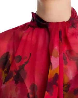 Victoria Beckham Silk Draped Blouse