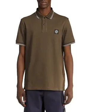 Stone Island Short Sleeve Polo Shirt - Green