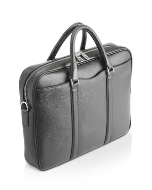 ROYCE NEW YORK Leather Briefcase