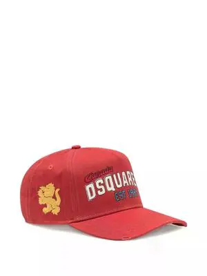 Dsquared2 Logo-print Distressed Baseball Cap