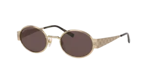 Gucci Round Frame Sunglasses - Brown