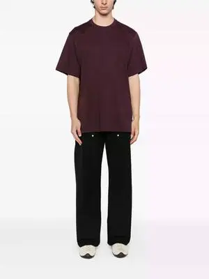 Y3 Crew-neck Short-sleeve T-shirt - Red