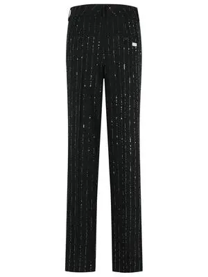 Philipp Plein Lady Fit Sequined Pants