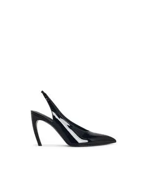 Black Slingback Pumps 