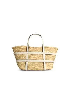 Tory Burch Ella Basket Straw Shopper