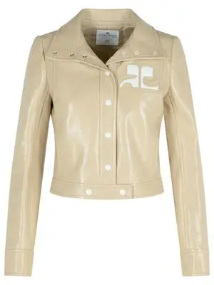 COURREGES Re-edition Cotton Blend Jacket - Ivory