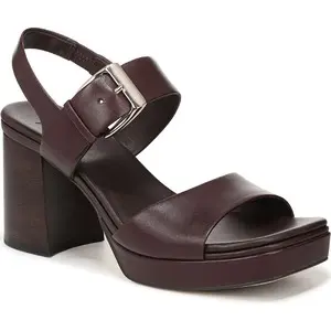 27 EDIT NATURALIZER Phillipa Block Heel Sandal - Ruby Noir Brown