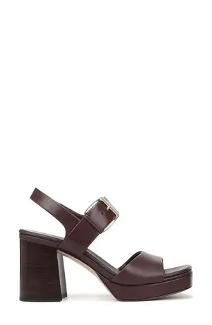27 EDIT NATURALIZER Phillipa Block Heel Sandal - Ruby Noir Brown