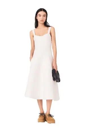 Maje Square Neck Day Dresses