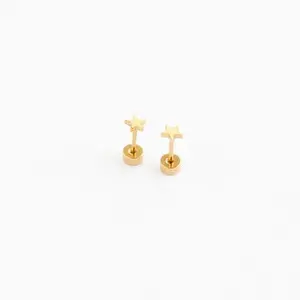 PIP POP Mini Star Stud Earrings - Gold