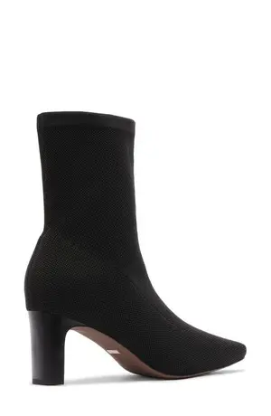 FRANKIE4 Melrose Stretch Knit Bootie - Black Knit