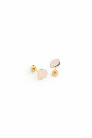 PIP POP Shell Stud Earrings