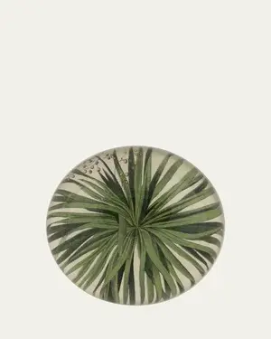 JOHN DERIAN Palm Detail Dome Paperweight - Multi