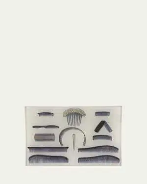 JOHN DERIAN Combs Mini Tray, 4.5" X 6.5 - Multi