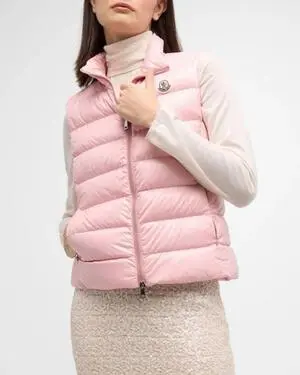 Moncler Ghany Down Vest Pink