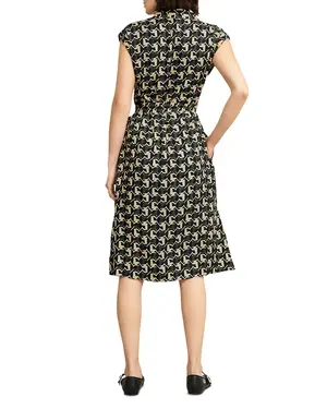 HOBBS LONDON Kalinda Geometric Print Shirt Dress - Multi