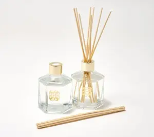 HOMEWORX BY SLATKIN + CO. S/2 Cyprus & Fir Reed Diffusers