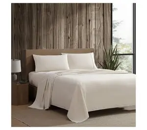 Eddie Bauer Oyster Grey Cotton Percale Queen Sh Eet Set - One-color