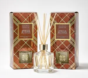 HOMEWORX BY SLATKIN + CO. Homeworx Slatkin & Co. S/2 Vanilla Almondcrmreed Diffusers - One-color
