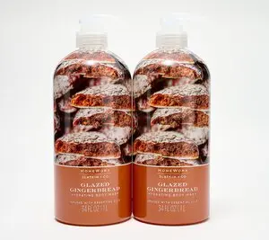 HOMEWORX BY SLATKIN + CO. S/2 34oz Gingerbread Body Wash - One-color
