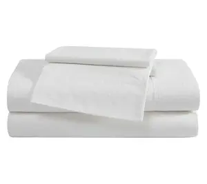 Eddie Bauer Off White Cotton Percale Twin Sheet Set