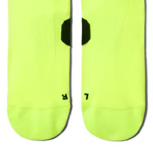 Nike Dri-fit Run Midweight Micro-crew Sports Socks - Yellow