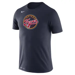 Nike Indiana Fever Logo Dri-fit Wnba T-shirt - Blue