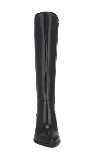 Dolce Vita Aldy Zip Up Leather Boots - Black