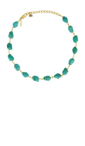 Lele Sadoughi Stone Station Necklace - Turquoise Sea